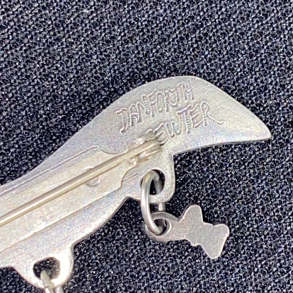 Vintage Disney Winnie The Pooh Danforth Pewter Pin Br… - Gem